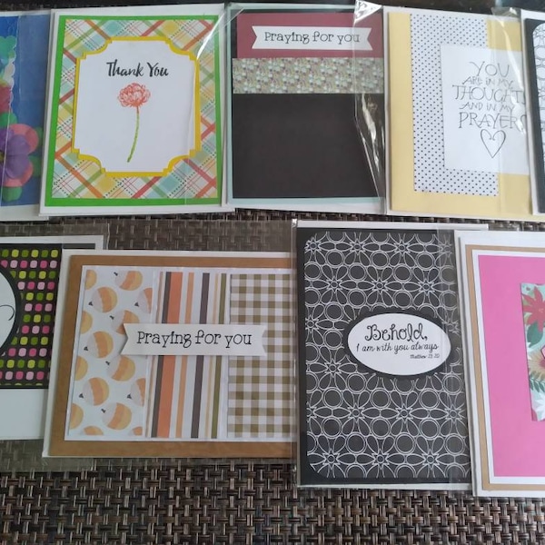 Hand Stamped Cards - Etsy