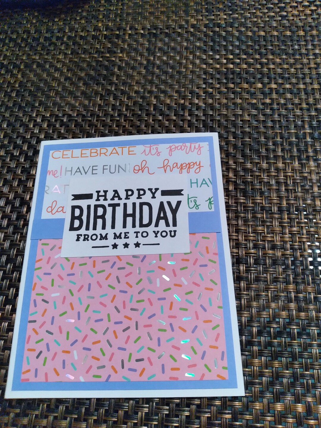 Handmade, Hand Stamped, Birthday Card, Handmade Greeting Card Handmade ...