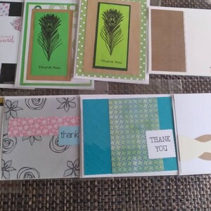 Hand Stamped Cards, Bulk Handmade Greeting and Note Card Set, Assorted ...