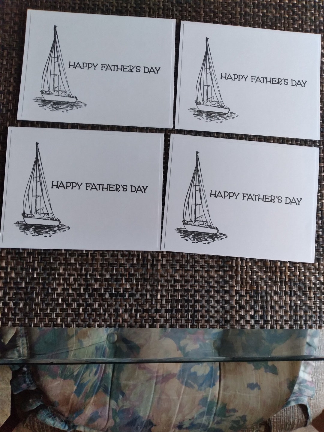 Happy Father's Day Card, Handmade Note Card, Homemade Greeting Card ...
