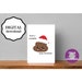Christmas Card: Funny Poop Emoji Design - Printable 5x7 Folded - Etsy