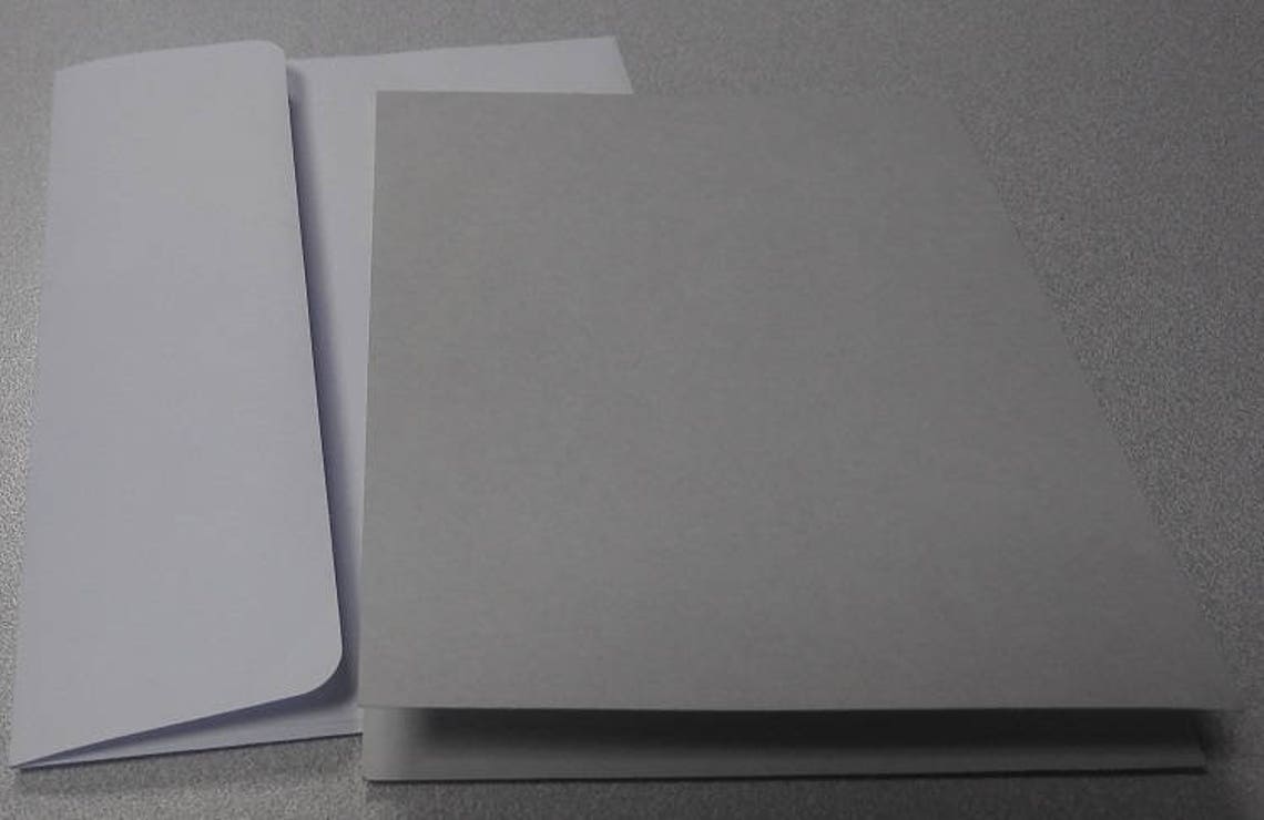 Flat Note Cards DIY Blank Cards for Card Making Ready Made | Etsy