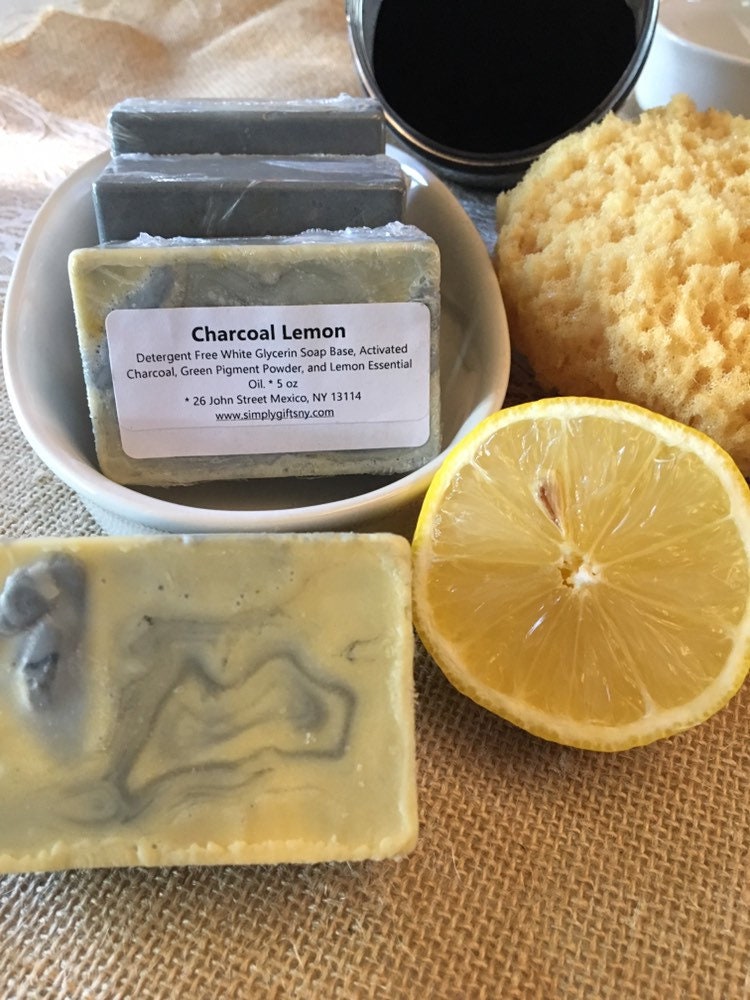 Charcoal Lemon Handmade Soap