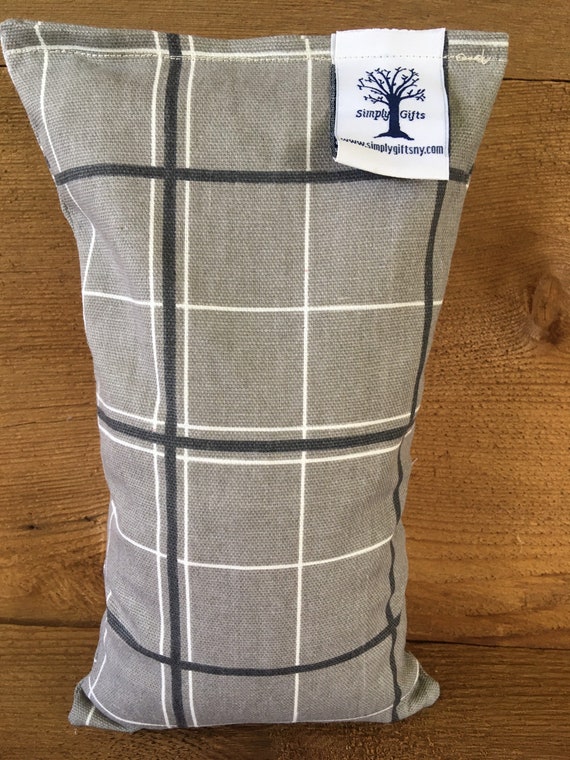 Medium Corn Bag Checker Board Gray Hot and Cold Therapy | Etsy