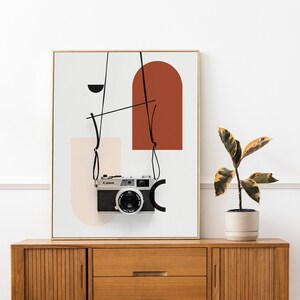 Digital Poster, Film Camera Love 004, Cannon Camera Poster, Wall Art ...