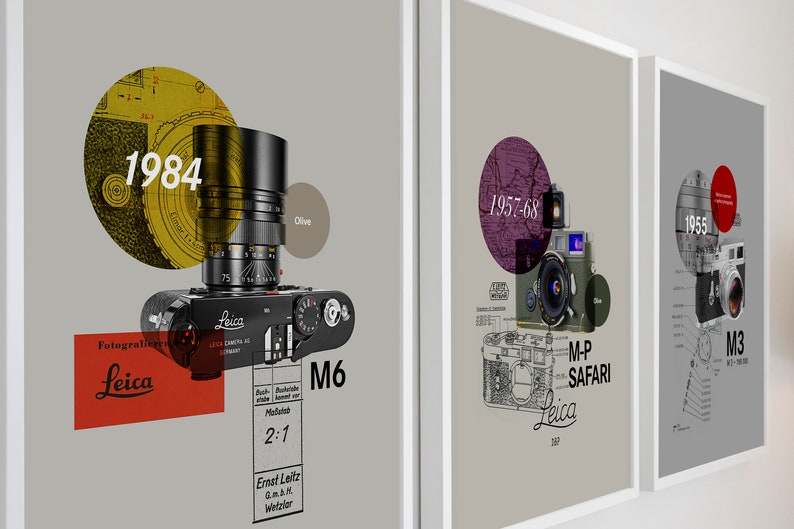 Leica Poster, Photography Poster, Leica Camera, Modern Camera Poster ...