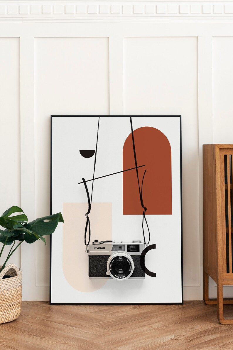 Digital Poster, Film Camera Love 004, Cannon Camera Poster, Wall Art ...