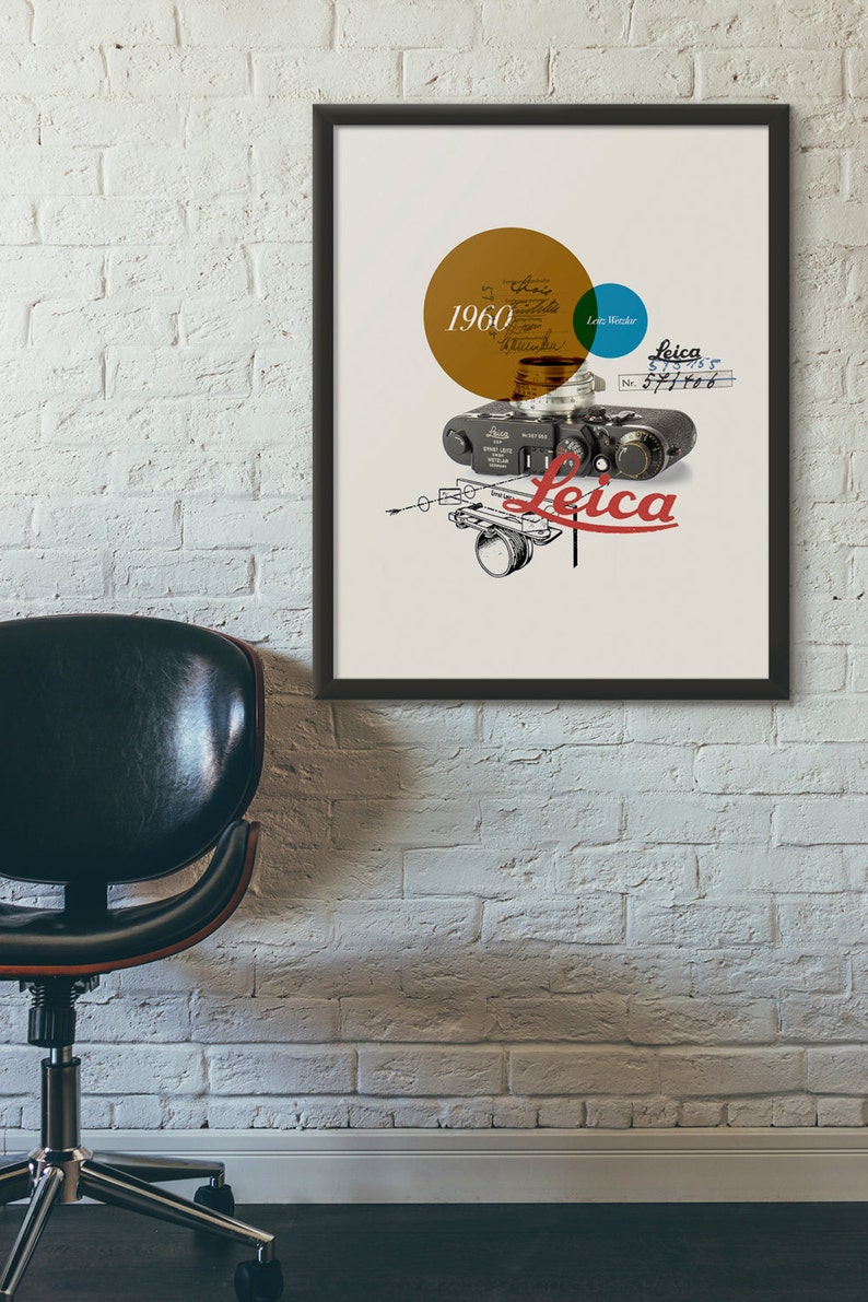 Leica Poster, Photography Poster, Leica Camera, Modern Camera Poster ...