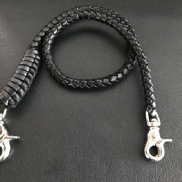 Leather Wallet Chain - Etsy