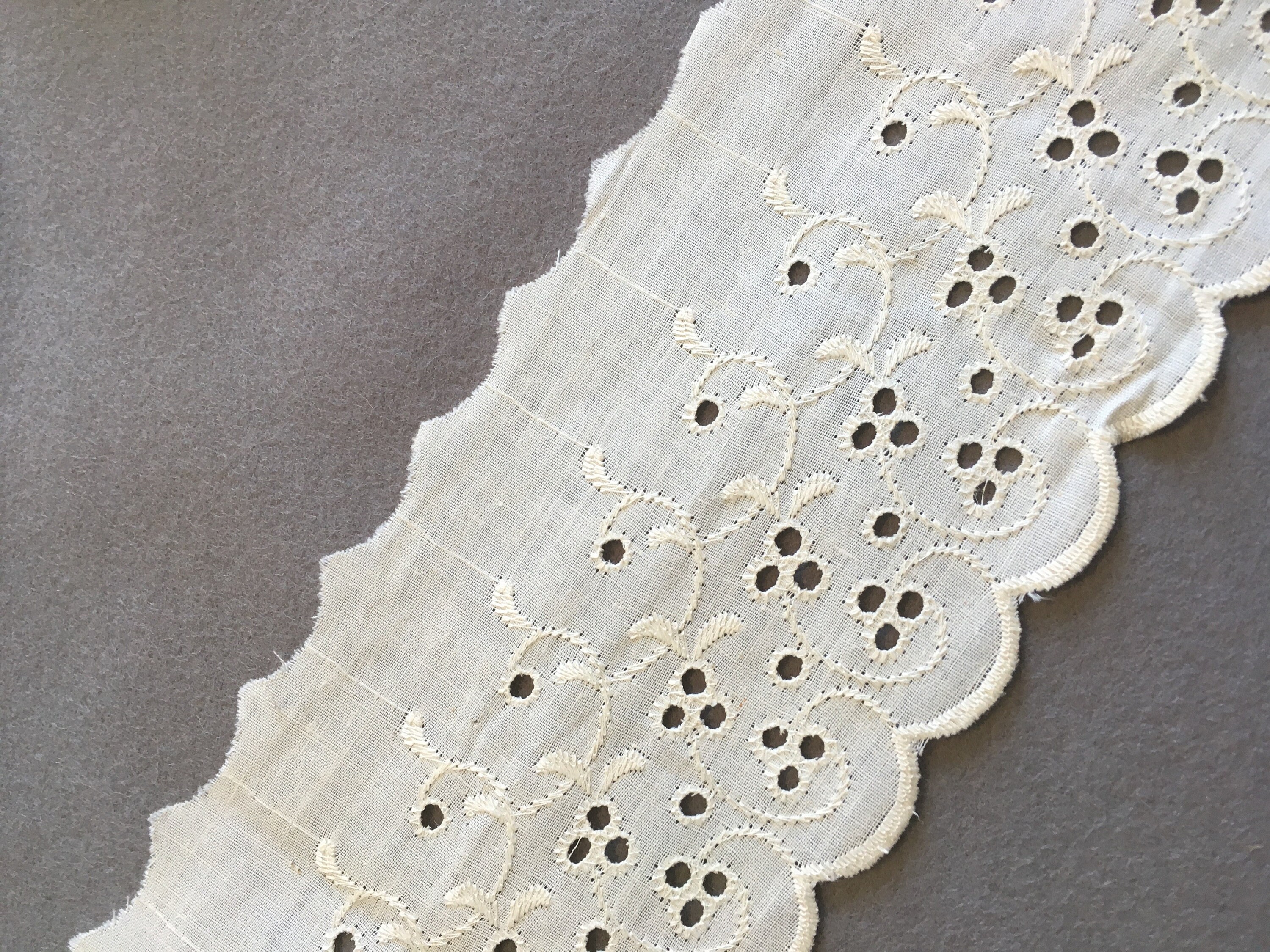 Pre gathered lace store