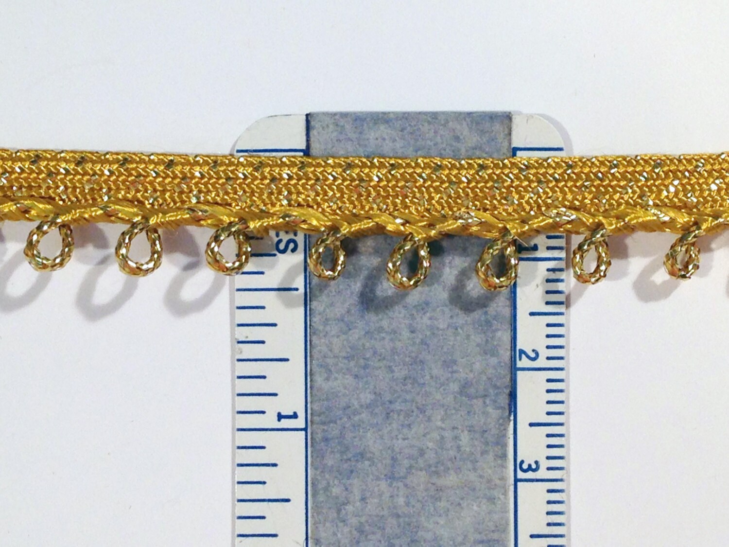 Gold Lurex Trim With Loop 1/2 Wide Cotton Core - Etsy