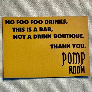 Pomp Room “no Foo Foo” Magnet (2 Sizes Available) - Etsy