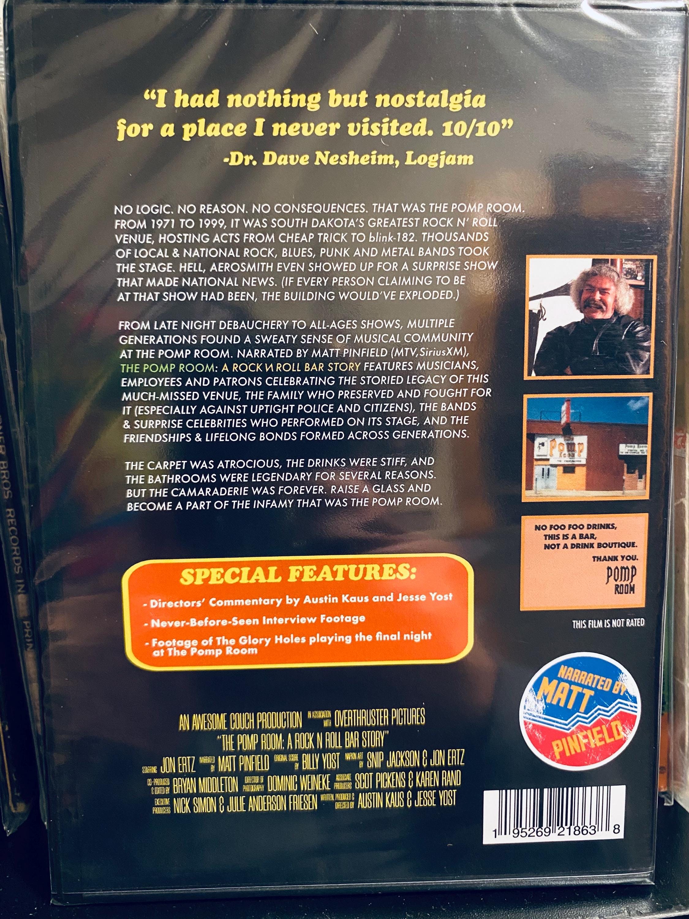 The Pomp Room: A Rock N Roll Bar Story DVD - Etsy