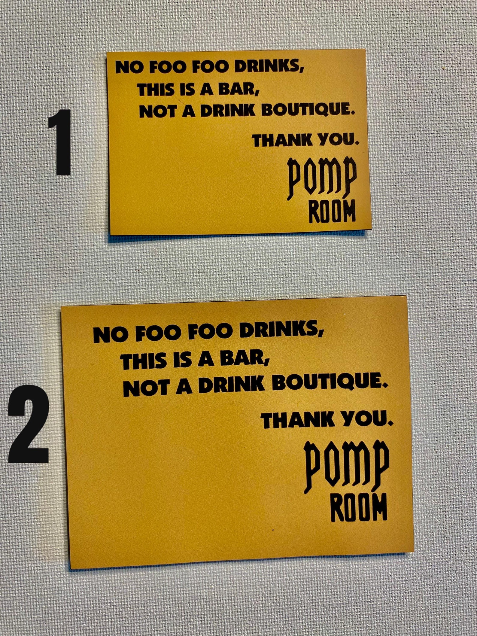 Pomp Room “no Foo Foo” Magnet (2 Sizes Available) - Etsy