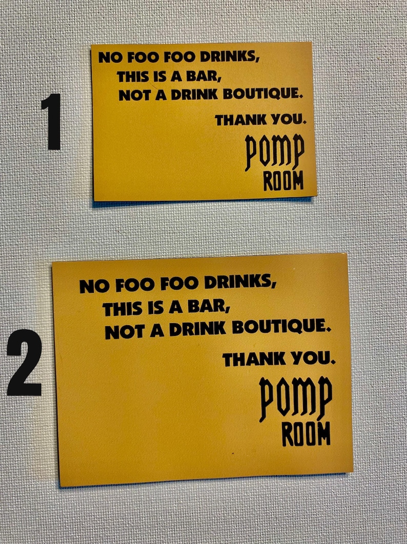 Pomp Room “no Foo Foo” Magnet (2 Sizes Available) - Etsy