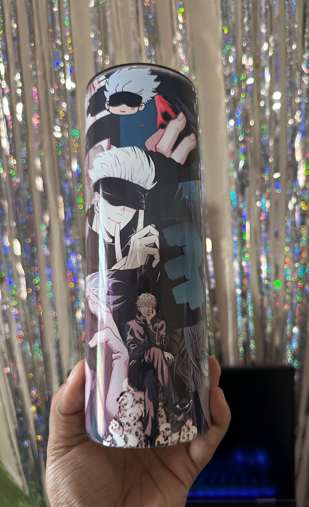 Satoru Gojo 20oz Tumbler - Jujutsu Kaisen Anime Cup, Otaku Gift, Domain ...