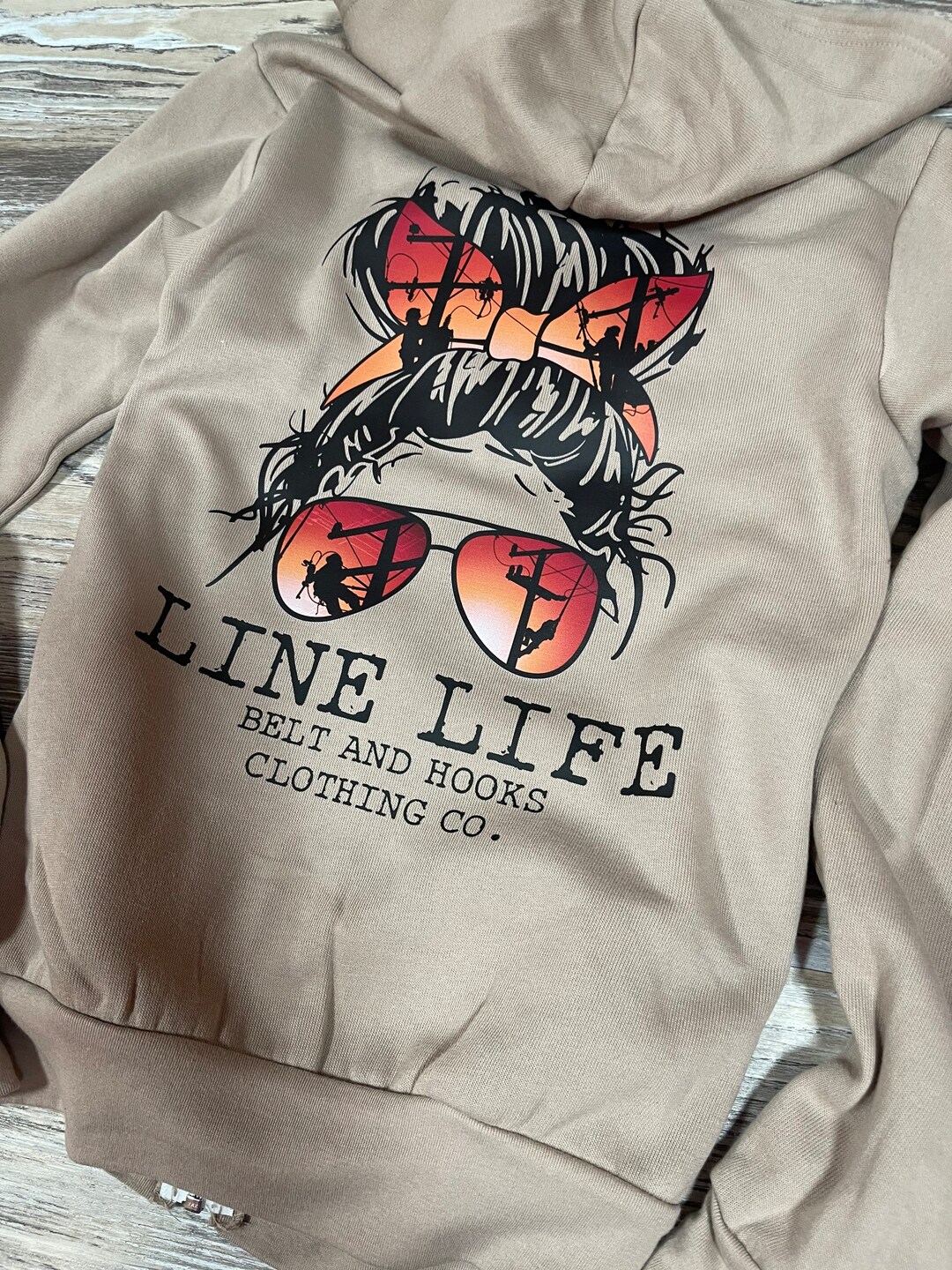Sunset Line Life Zip Up - Etsy