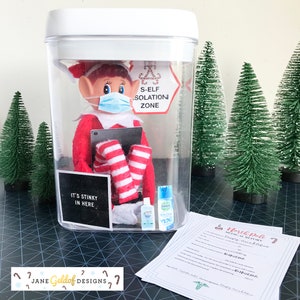 Elf on the Shelf Quarantine Mask - Etsy