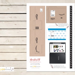 Elf Shopping Spree, Elf Props, Elfazon Packages, DIY Elf Printable ...