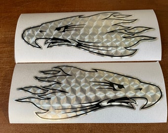 Screaming American Flag Eagle Head Decal Sticker - Etsy