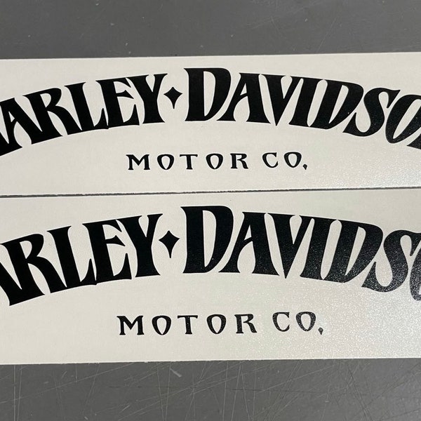 Harley Iron Decal - Etsy
