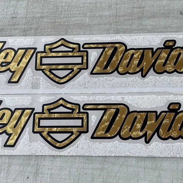 Harley Davidson Saddlebag Stickers - Etsy