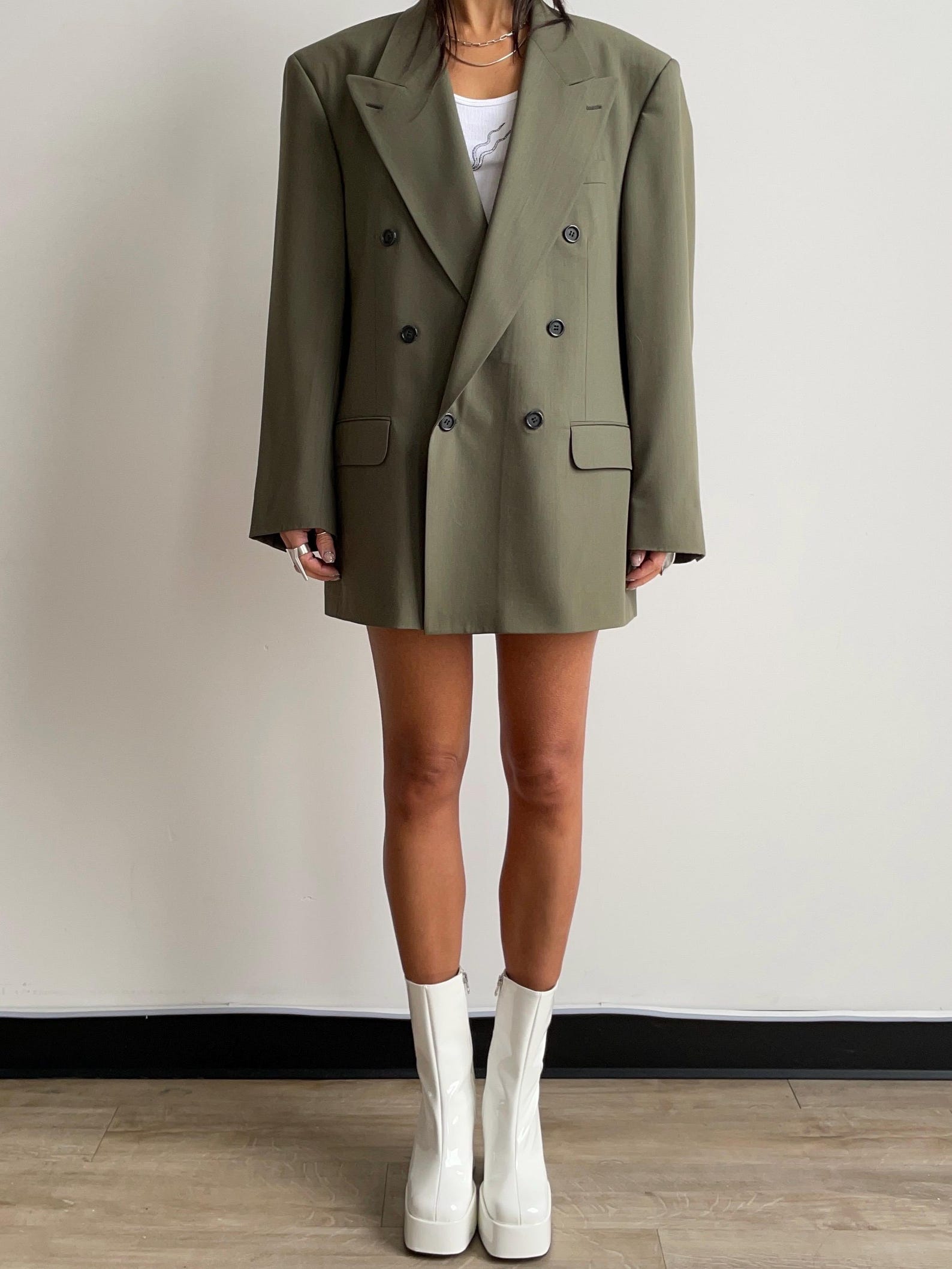 Vintage Harry Rosen Khaki Blazer Double Breast Jacket Suit - Etsy