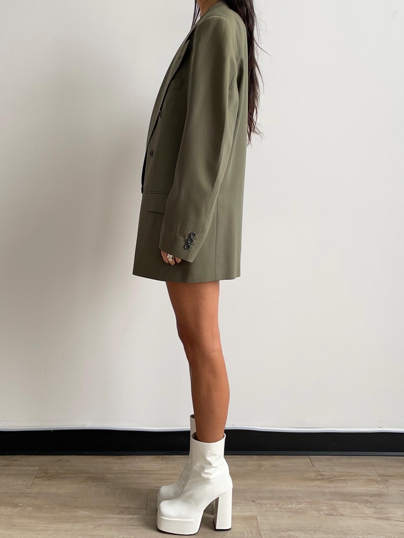 Vintage Harry Rosen Khaki Blazer Double Breast Jacket Suit - Etsy