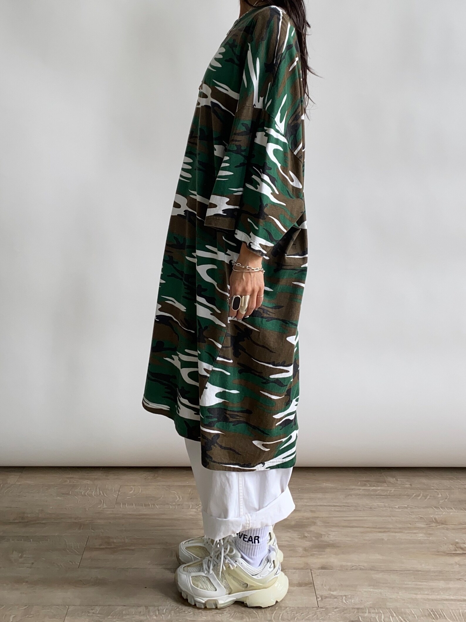 Vintage Camo Boxy Oversized Tee Dress - Etsy
