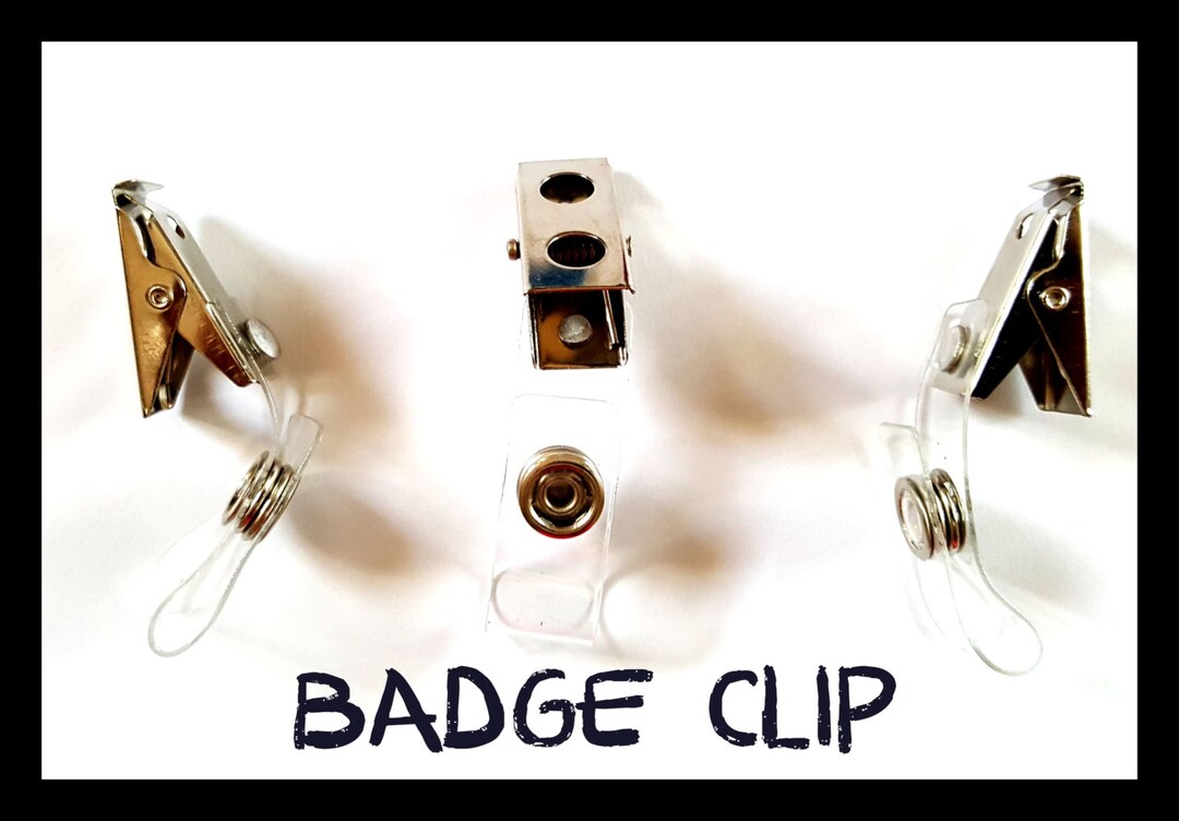 BADGE CLIP (4 CLIPS) - Etsy