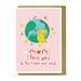 Love You to the Moon and Back, Sweet Mother's Day Card, Birthday Card ...