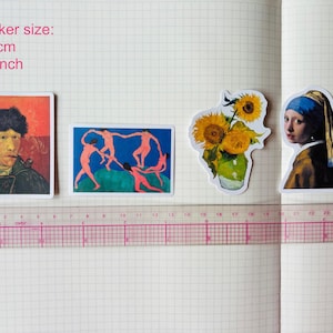 Art Sticker for Laptop Famous Paintings Renaissance Vinyl Stickers Van ...
