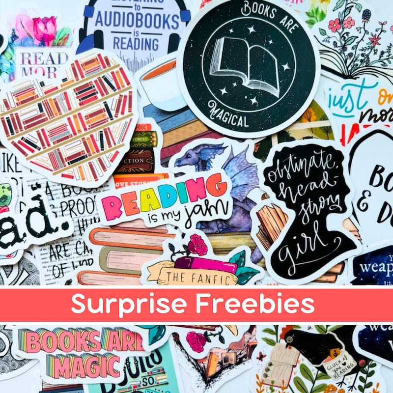 Bookish Stickers - Etsy