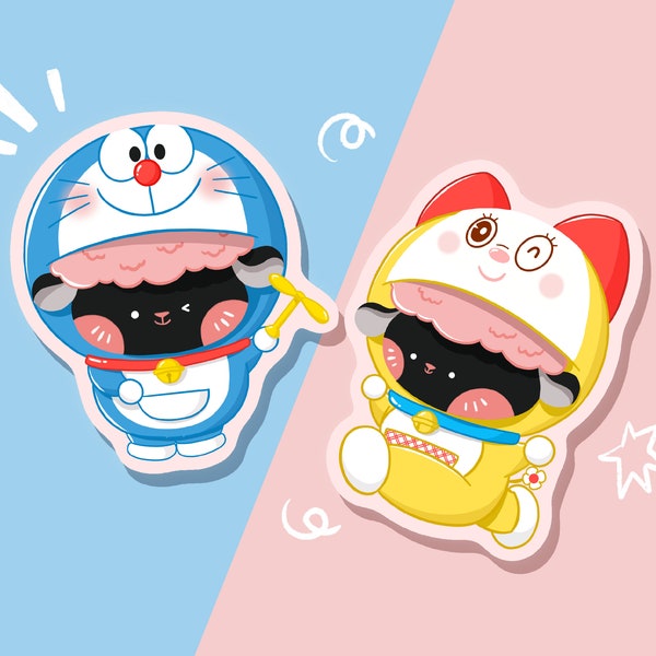 Doraemon Laptop Stickers - Etsy