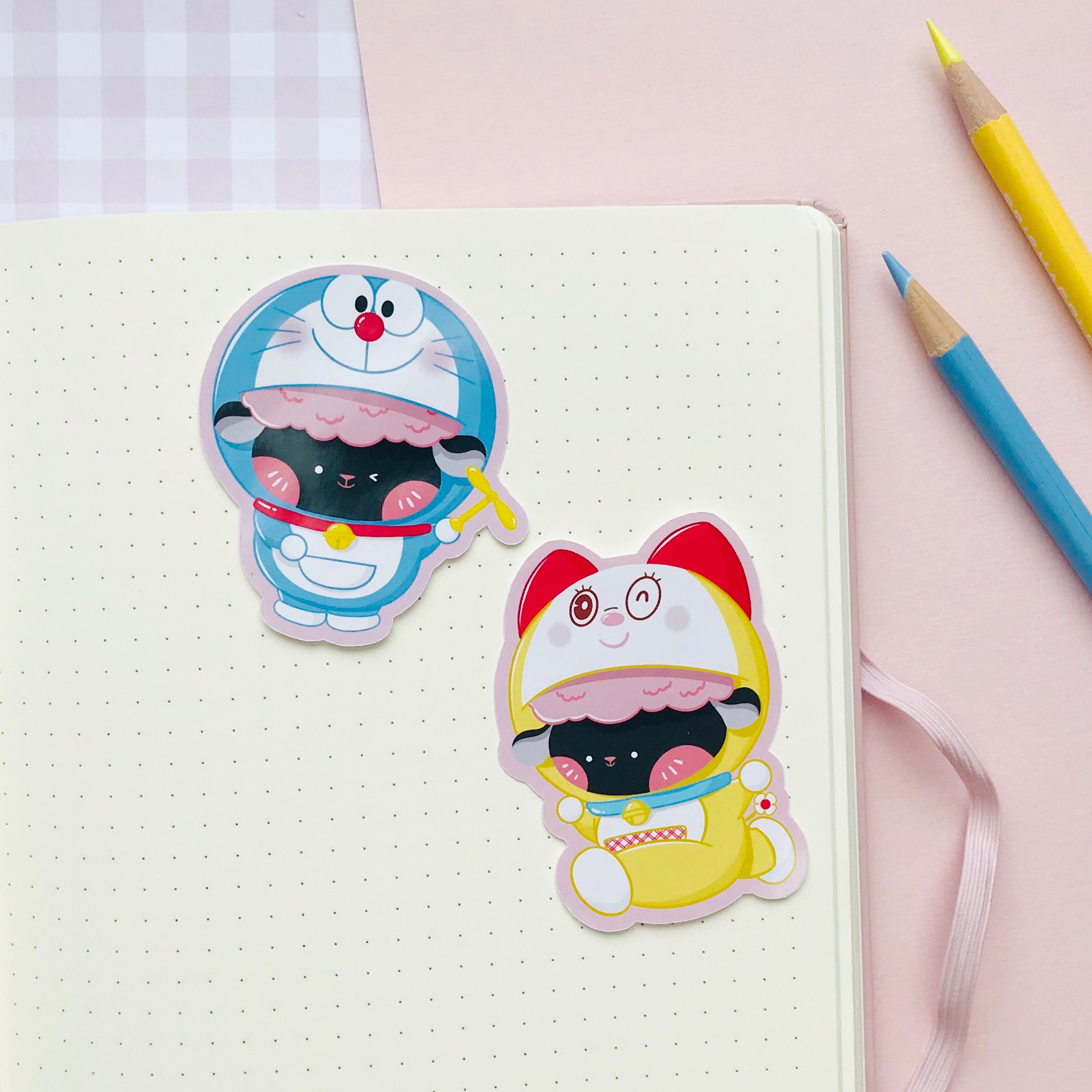 Doraemon Sticker Pack Kawaii Doraemon Sticker Dorami | Etsy
