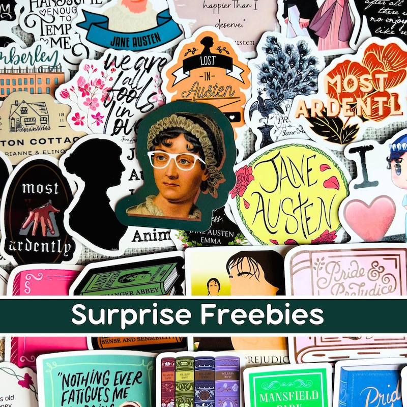 Jane Austen Sticker - Etsy
