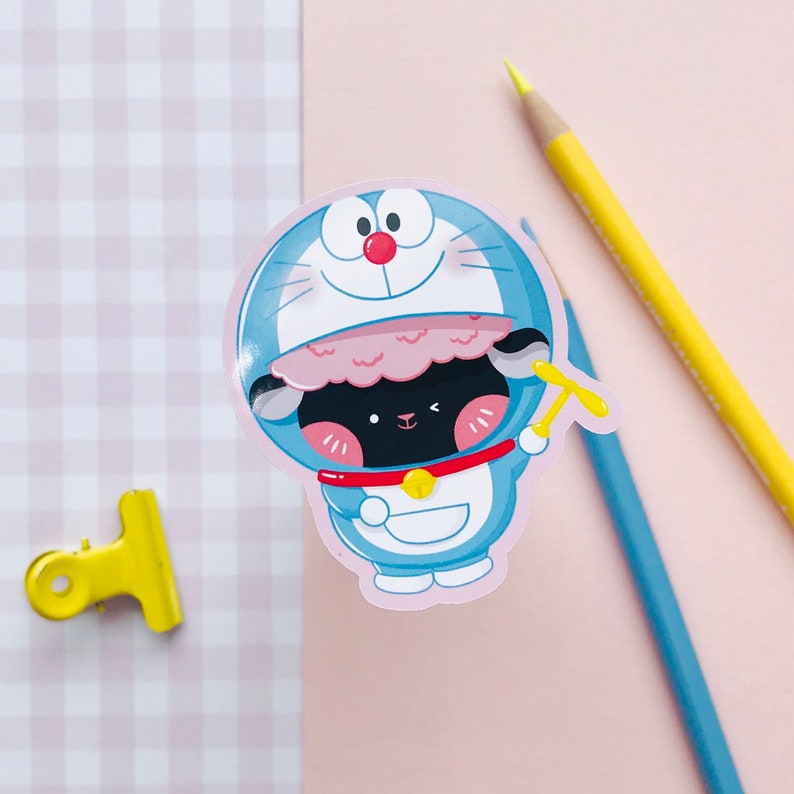 Doraemon Sticker Pack Kawaii Doraemon Sticker Dorami - Etsy