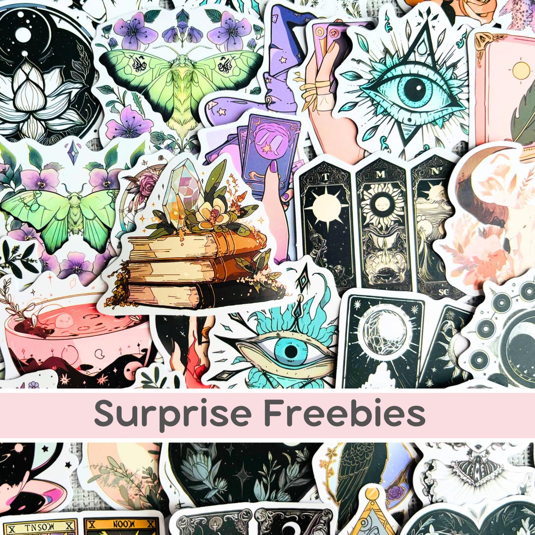 Witch Sticker Pack Magic-themed Assorted Fantasy Stickers for Laptop ...