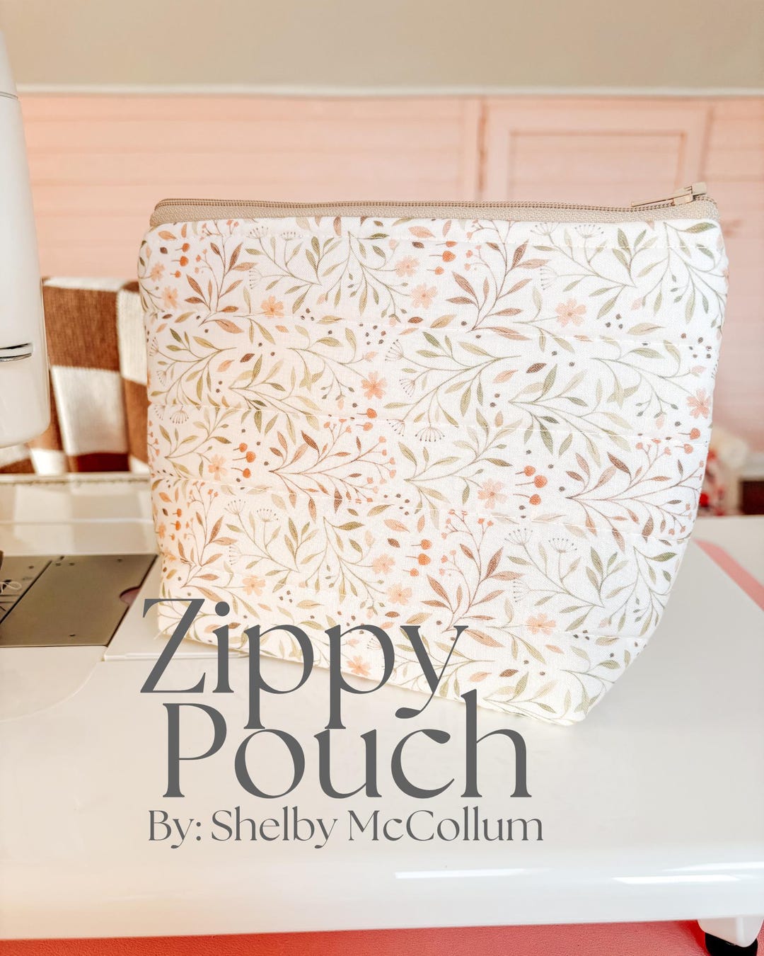 Quilted Zippy Pouch Sewing Pattern – Makeup Bag (PDF Pattern) - Etsy