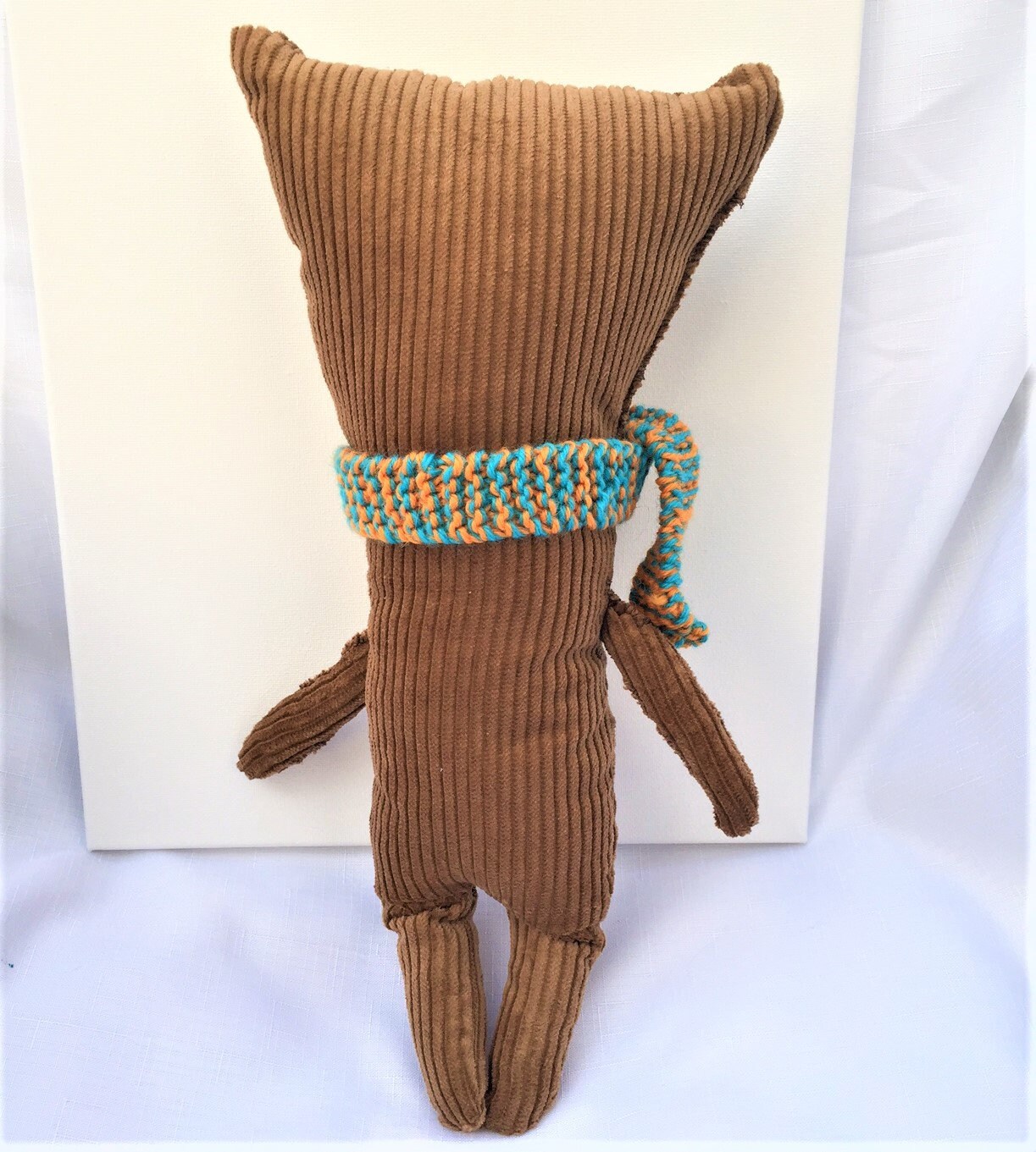 Teddy Bear Soft Toy, Modern Brown Fabric Handmade, Animal Plushie ...