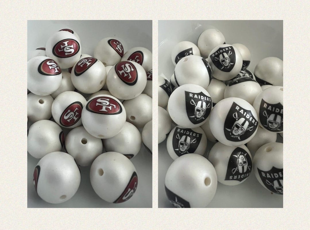 Football Team 20mm Beads - Etsy