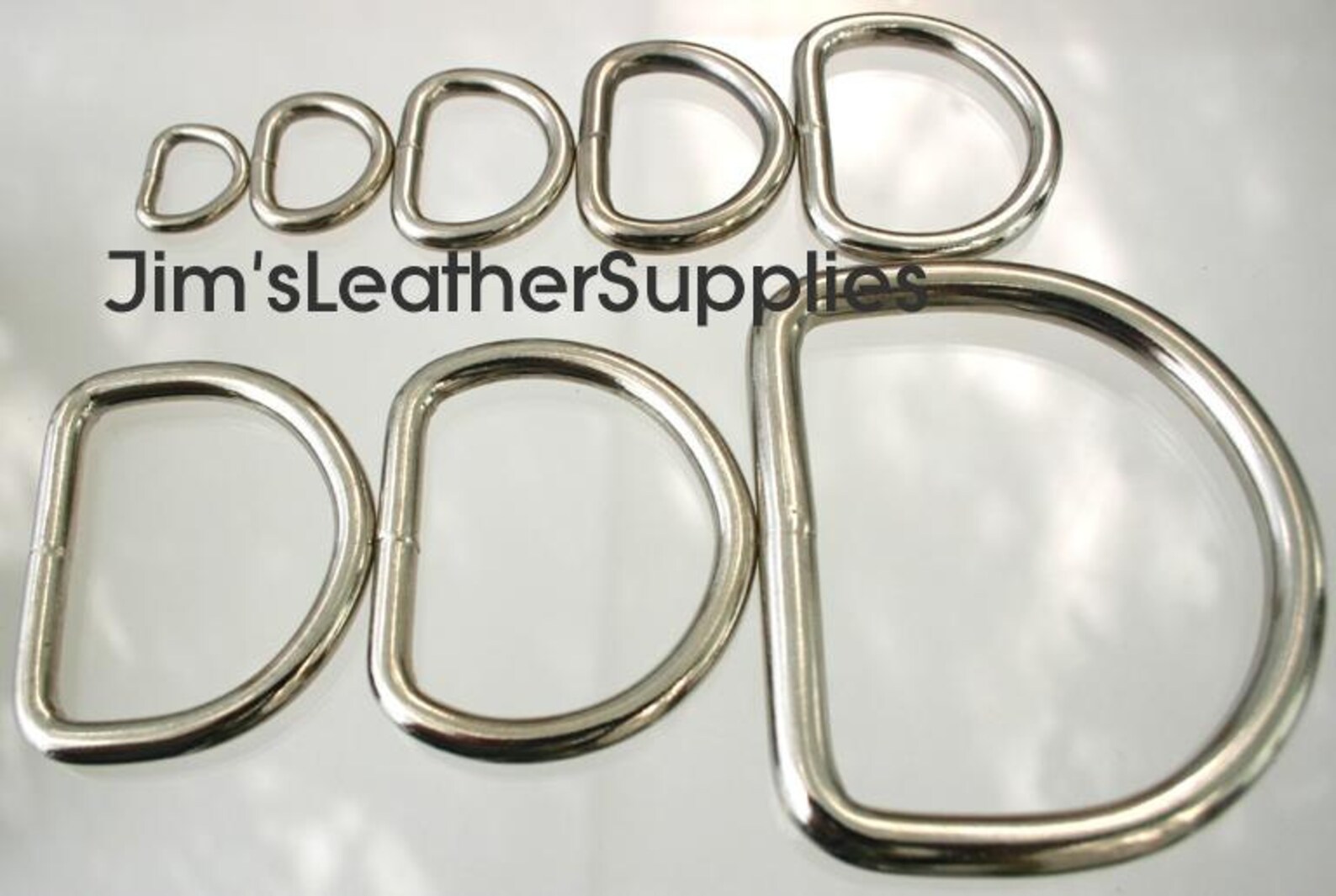 1 1/4 D Ring dee Welded 10 Pack Heavy Nickel | Etsy