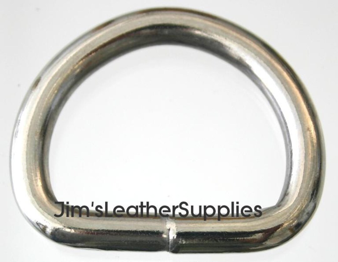 1 1/4 D Ring dee Welded 10 Pack Heavy Nickel - Etsy