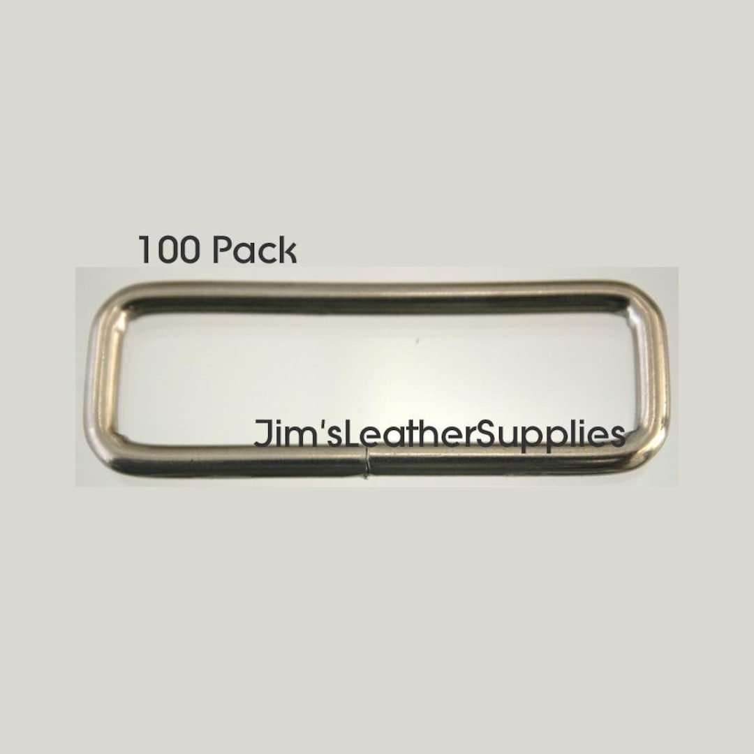 2" Wire Loops 100 Pack - Also Known as Belt Keepers 2" X 1/2" X 3.5mm ...