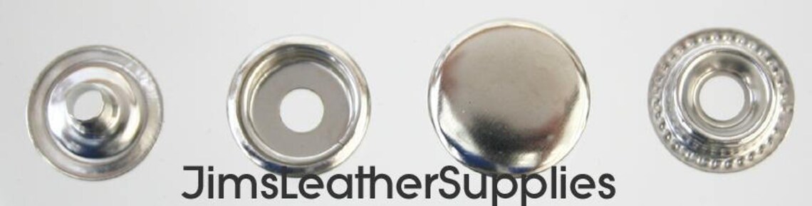 Snap Repair Kit and 10 Snaps - Ligne (line) 24 Nickle Plated Steel ...