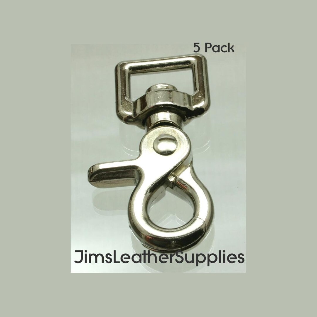 5 Pack 5/8" Scissor Snap (also Called Suspender Clip or Trigger Snap ...