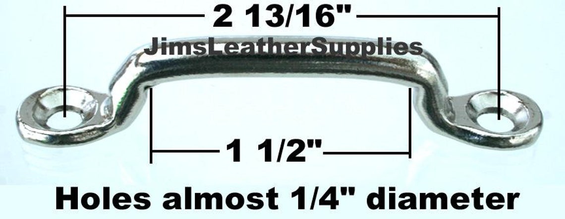 S/S Footman Loop 1 1/2 2 Pack STAINLESS STEEL / Strap | Etsy