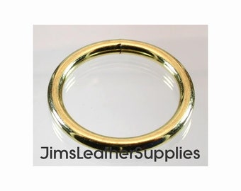 3/4 O Ring Welded 10 Pack Brass Plated Steel 4.5mm | Etsy