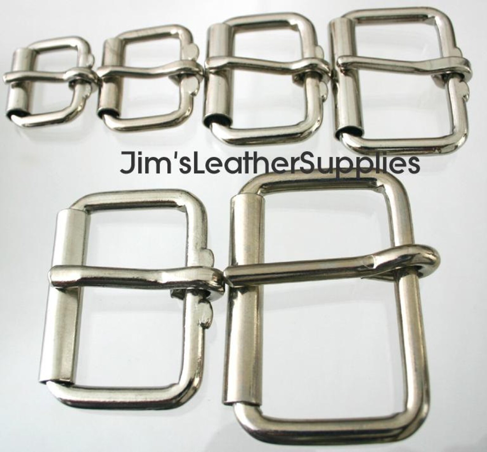 1 1/2 roller buckle 100 pack heavy duty nickel plated | Etsy