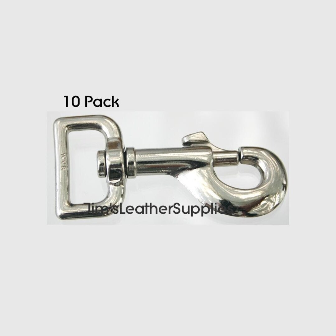 10 Pack 1" Swivel Snap (also Called Dog Clip) (#928) - Etsy
